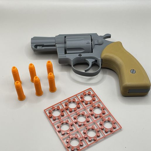 🧢 38 special cap gun (prop)・ STL File for 3D printing・Cults