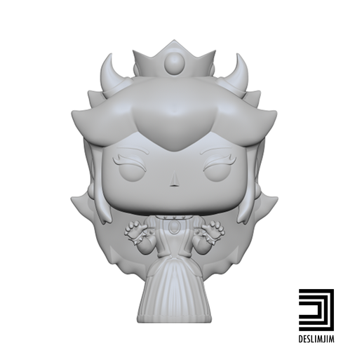 👸 BOWSETTE PRINCESS PEACH MARIO BROS FUNKO POP TOYART・ 3D File for 3D ...