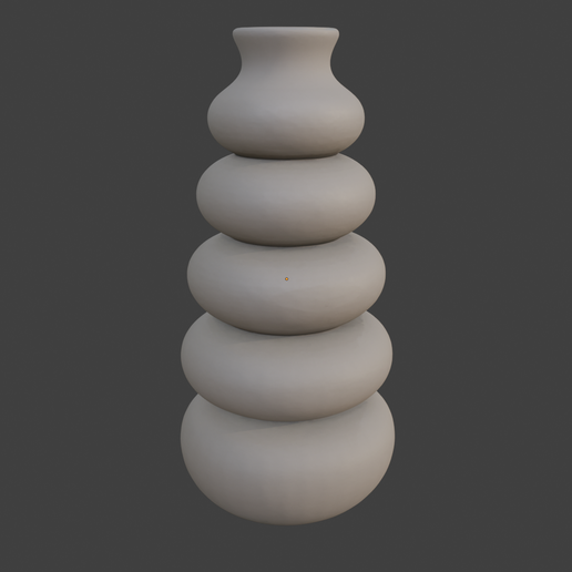 🏺 Pebble Stack Vase・ STL File for 3D printing・Cults