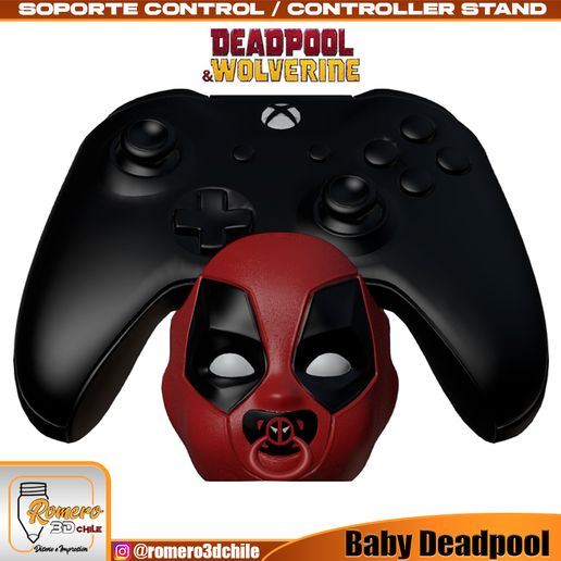 👶 Deadpool Baby Control Support・ STL File for 3D printing・Cults