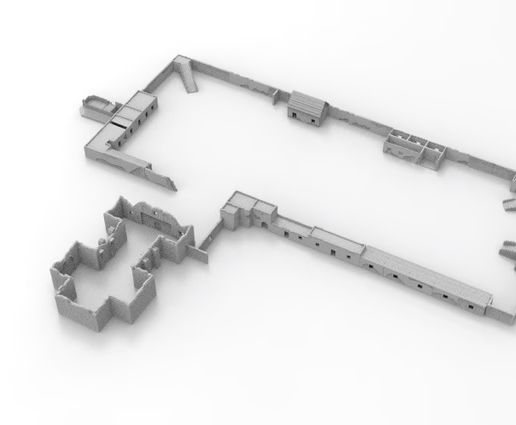 🚆 The Alamo - complete diorama・ 3D File for 3D printing・Cults
