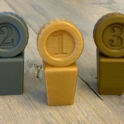 🏆 Best Trophies and medals STL files to make with a 3D printer — 94 designs・Cults