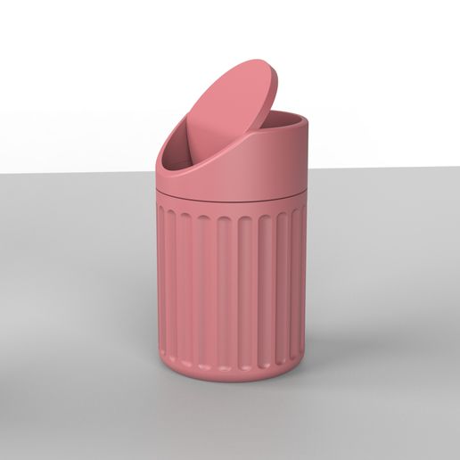 🗑️ 3D Trash Can – Ready to Print! Perfect for mini scenes, desk decor ...