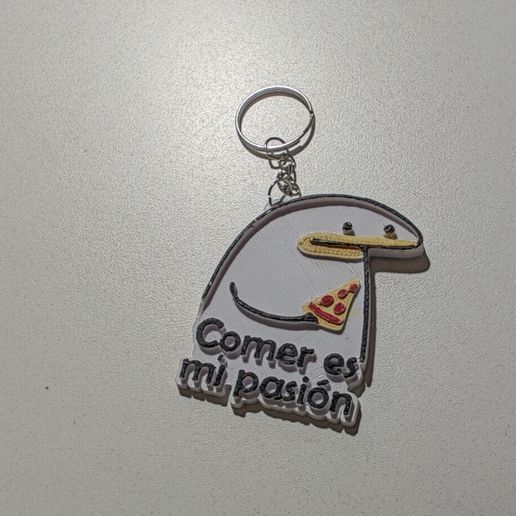 3D printing Flork Keychains Eating is my Passion • made with Ender 3 ...