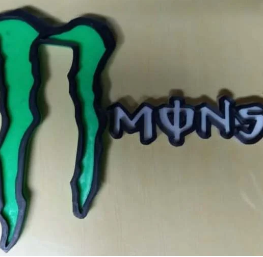 👹 Monster Energy・ STL File for ・Cults
