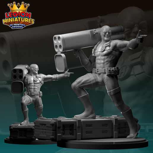 🦸 Marvel crisis protocol bob presupported included・ STL File for 3D ...