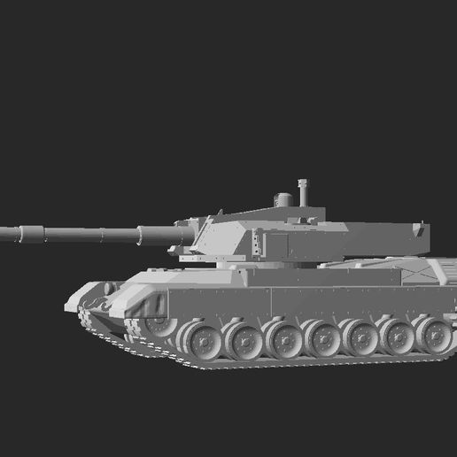 STL file Leopard 1 modernization 105mm turret 🐆 ・3D printable model to ...