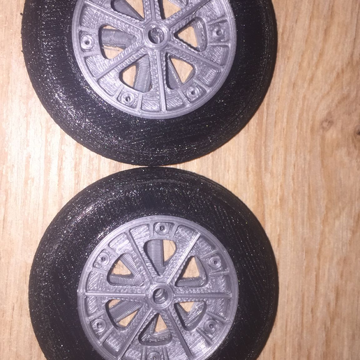 🛩️ RC Plane wheel・ STL File for ・Cults