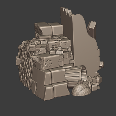 STL file 28MM RUINS HOUSE 2 🏠 ・Model to download and 3D print・Cults