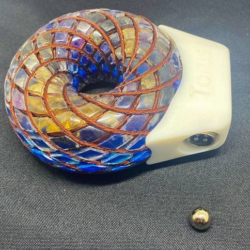 💭 base for silicone mold of Torus Rodin Coil vortex Pemf 4.5 inches ...