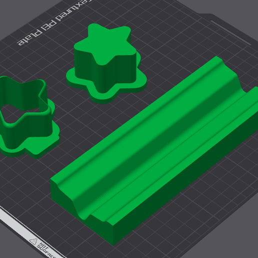 ⭐ Star Cake Popper With Tray・ 3MF File for 3D printing・Cults