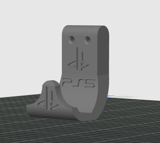 📱 PS5 Controller Wall Mount With PS5 Logo ( Needs Screws )・ STL File ...
