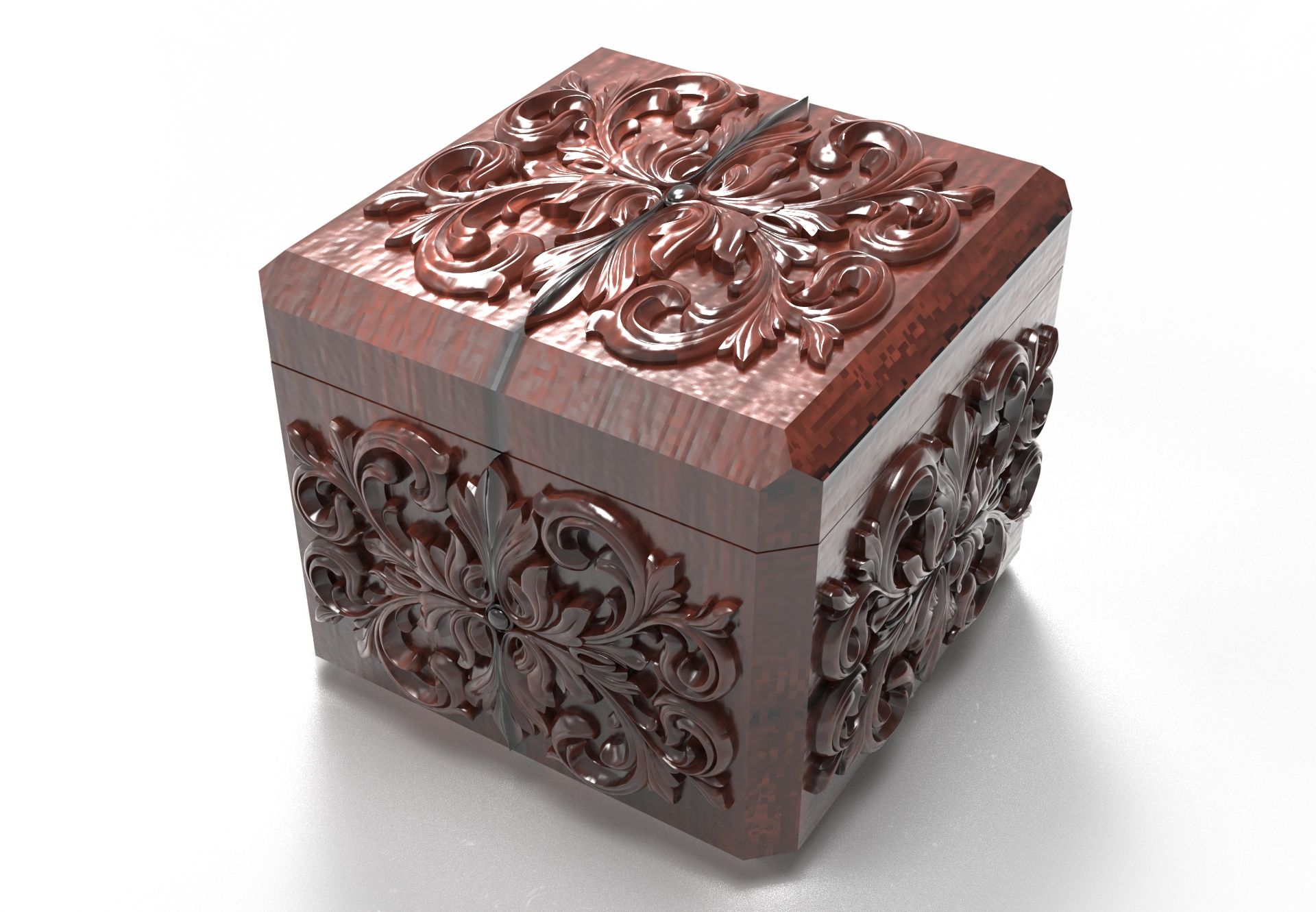 Archivo 3D Caja de joyas, caja de anillos, caja de almacenamiento de joyas STL, caja de ...