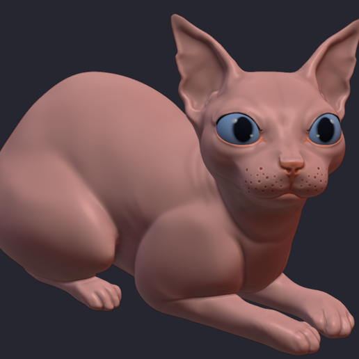 3D file Bingus the cat 🐱 ・3D printing model to download・Cults