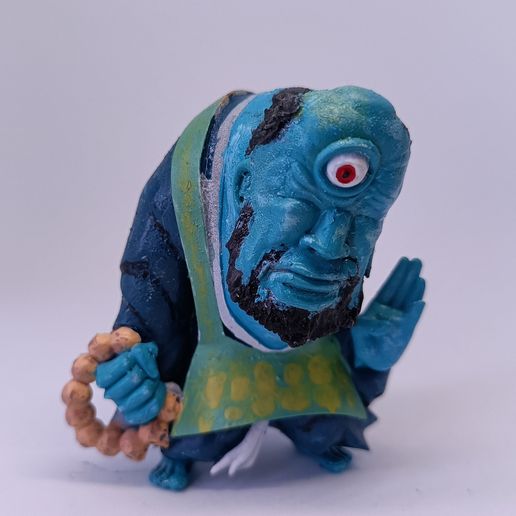 🇯🇵 Blue Monk・ STL File for 3D printing・Cults