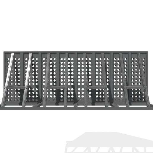 🤼 Wrestling Action Figure Ramp Barricade Fence Set Without Lights ...