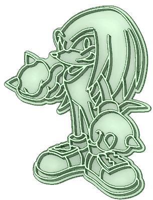 STL file Knuckles 3 whole cookie cutter 🍪 ・3D printer model to download ...