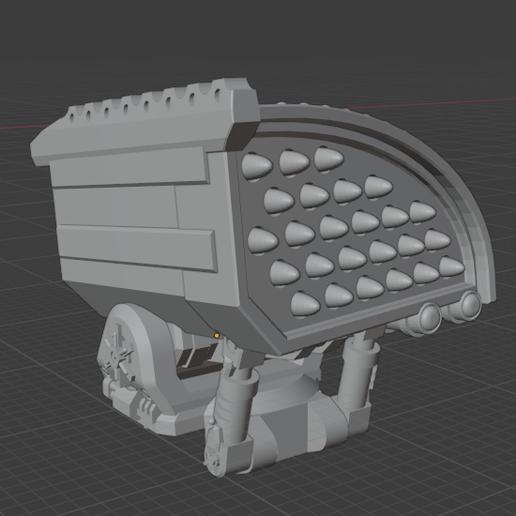 Télécharger fichier STL Lanceurs de missiles d'artillerie lourde liés au modèle WL-C Zhor • Plan ...