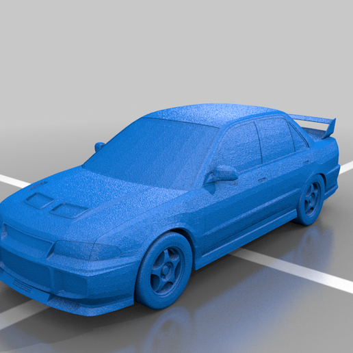 Descargar archivo STL gratis Mitsubishi Lancer Evolution III • Modelo para imprimir en 3D • Cults