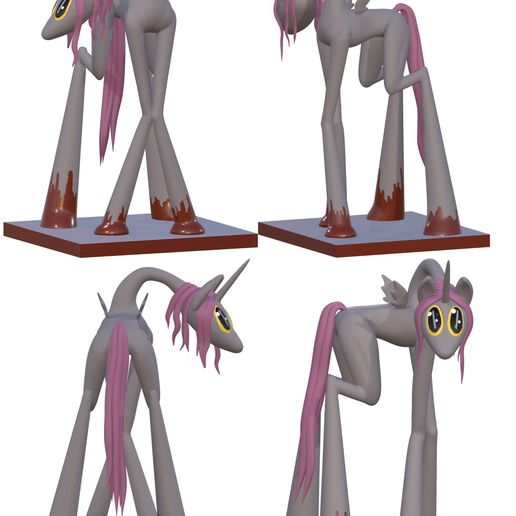 🐉 Angle - MLP Infection OC・Free 3D File for 3D printing・Cults