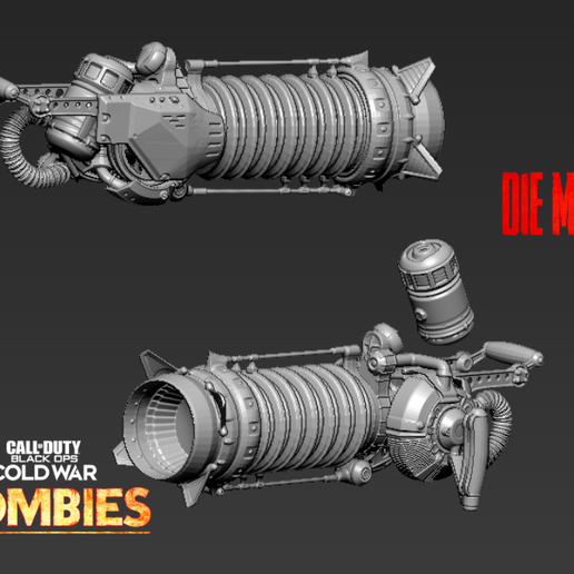 OBJ file D.I.E Machine 3d model call of duty zombies 🤙 ・3D printable ...