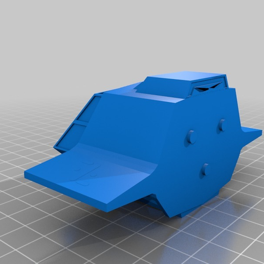 🚢 28mm Visitor ship modular・Free 3D File for ・Cults