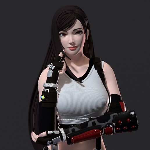 3D file Tifa Lockhart 🗿 ・3D printing template to download・Cults