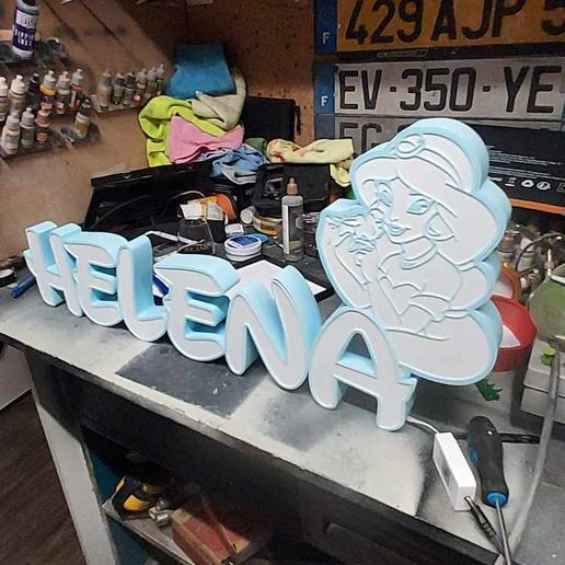 STL file helena lamp 🔦 ・3D printable design to download・Cults