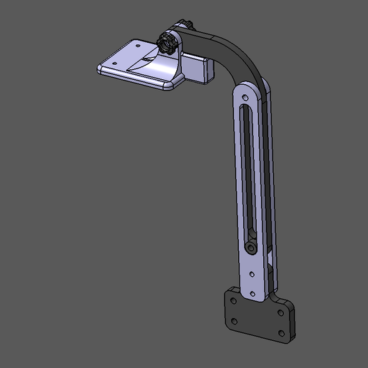 🛶 Kayak arm transducer sonar fish finder・ STP File for 3D printing・Cults