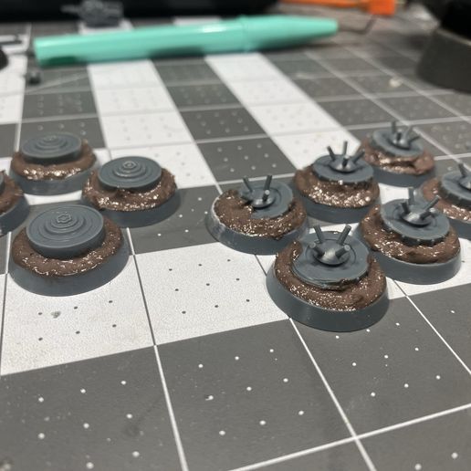 ♟ Landmine marker [SUPPORTED]・Free STL File for 3D printing・Cults