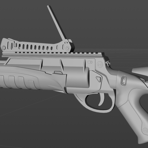 🤌 Italian Beretta GLX 160 grenade launcher 3D model material・ OBJ File ...