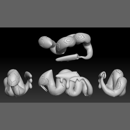 STL file Pokemon Seviper 🐉 ・Model to download and 3D print・Cults