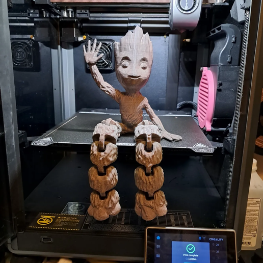 STL file Groot articulated 🎨 ・3D printable model to download・Cults