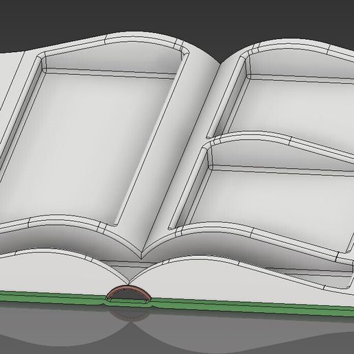 🪞 Storybook E Reader stand and EDC Tray・Free STL File for 3D printing・Cults