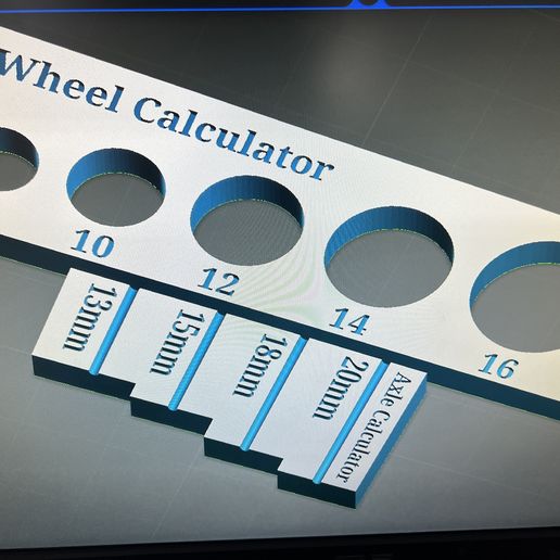 🛃 Hotwheels wheels and axle calculator・ STL File for ・Cults