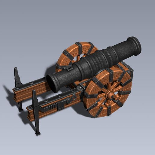 🔫 Heroes 3 Cannon War Machine・ STL File for 3D printing・Cults