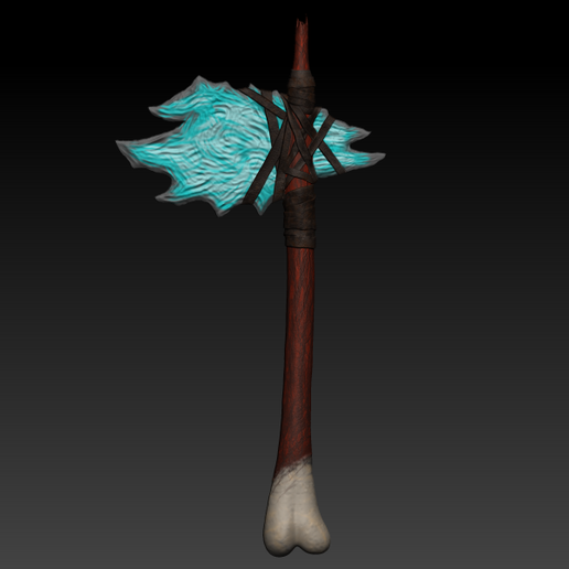🤴 King Kong's axe (Godzilla vs Kong)・ STL File for ・Cults