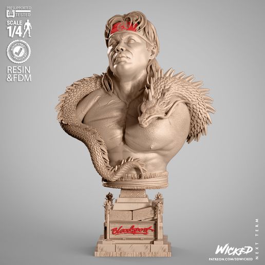 🎬 WICKED MOVIES CHONG LI PORTRAIT BUST: TESTED AND READY FOR 3D ...