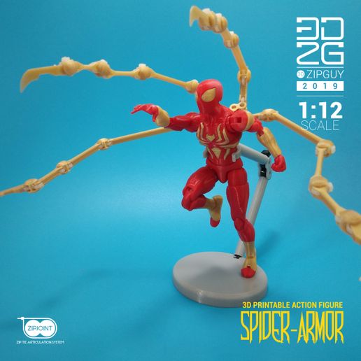 🕷️ SPIDER ARMOR COMPLETE・ STL File for ・Cults