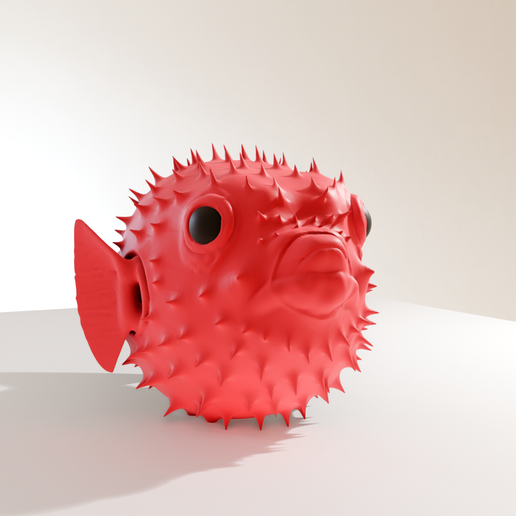 🐠 puffer fish stl・ STL File for 3D printing・Cults