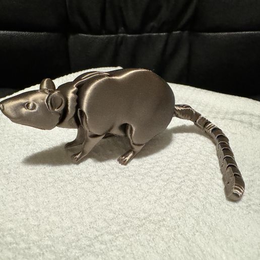 🐀 Rat - Flexi Articulated Animal (print in place, no supports)・3D Print ...