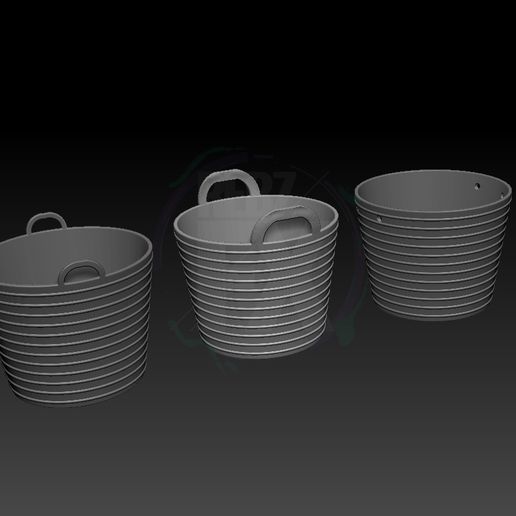 🐎 Horse Style water or feed Buckets・Free STL File for ・Cults
