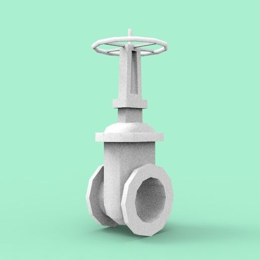 ⚙️ gate valve・ STL File for 3D printing・Cults