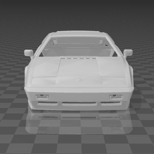 🪷 Lotus Esprit Turbo 1980 Shell Body – Divided Parts for Easy Printing ...