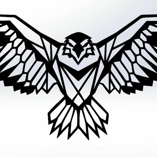 🎨 line art hawk, wall art hawk, 2d art hawk, line art eagles, 2d art ...