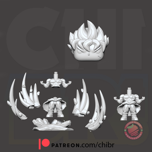 🐉 Broly - Dragon Ball - Funko・ STL File for 3D printing・Cults