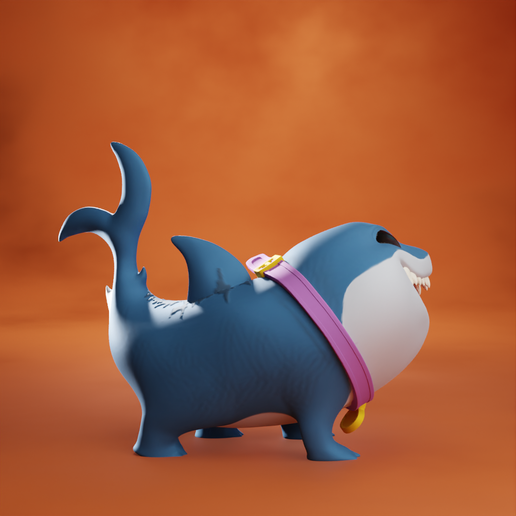 STL file JEFF THE LAND SHARK | FANART 🦈 ・3D print model to download・Cults