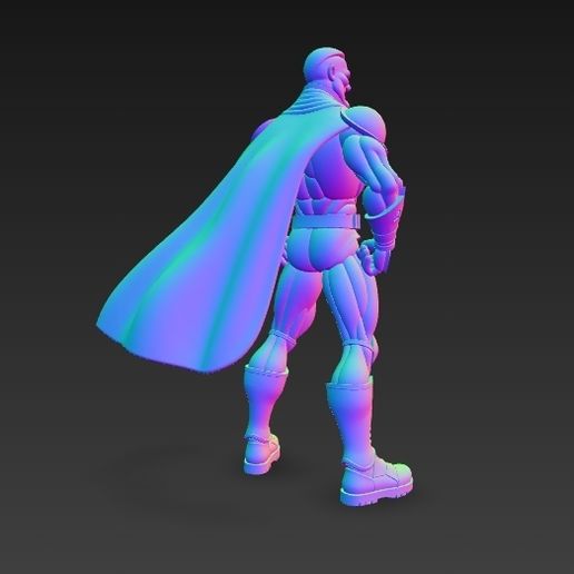 🦸 Classic Superhero – Comic-Style Action Hero 3D Model・ STL File for 3D ...