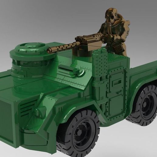 🔫 Rear Deck gunner - 20mm - Darkfuture / Gaslands / FWW・Free STL File ...