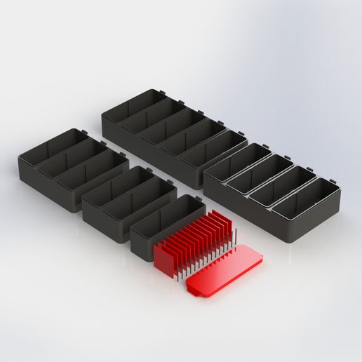 🏢 Fast-print Modular Storage Drawer System・ STL File for 3D printing・Cults